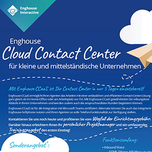 Enghouse-Cloud-Contact-Center für KMU's